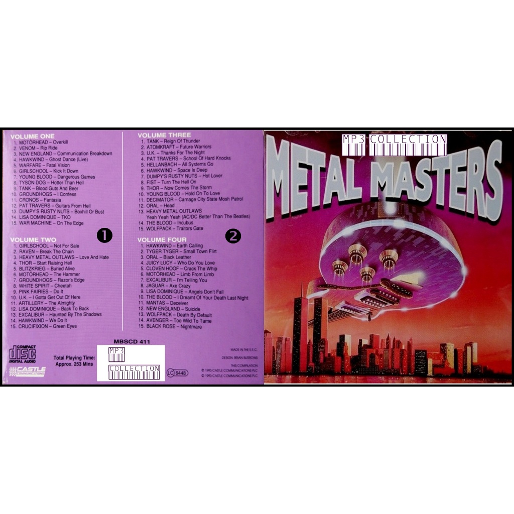METAL MASTERS COLLECTION (HEAVY METAL) | Shopee Brasil