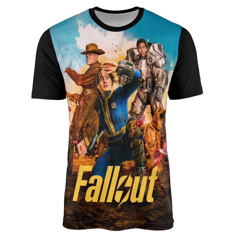 Camisa Camiseta Série Jogo Fallout Poster WT0169 | Shopee Brasil