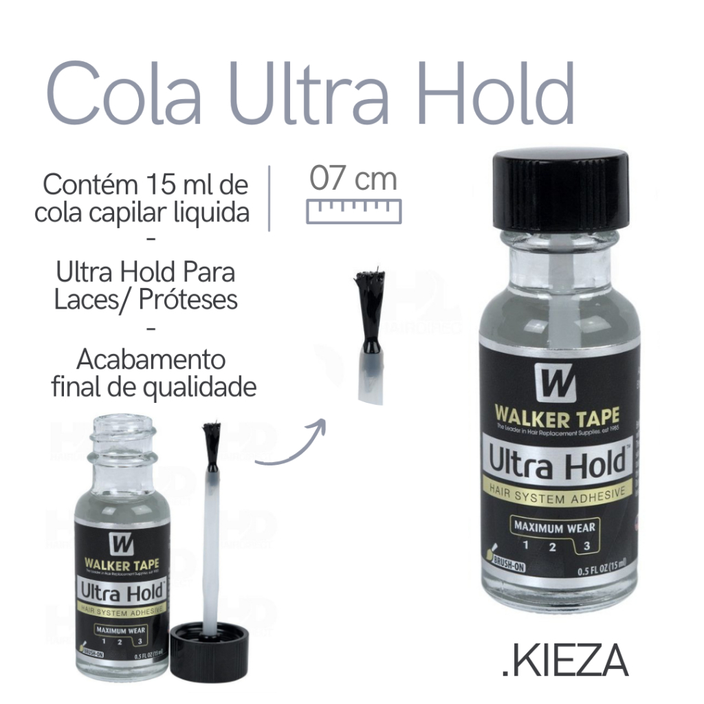 Cola Líquida Ultra Hold Para Prótese - Peruca Front Lace - Alongamento ...