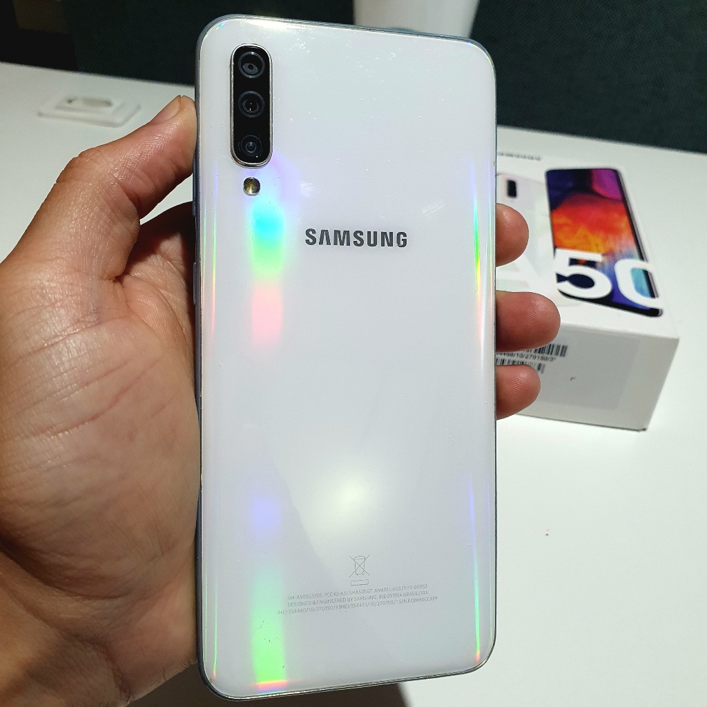 Samsung Galaxy A50 64GB Branco Original Com Nota Fiscal - Desbloqueado ...