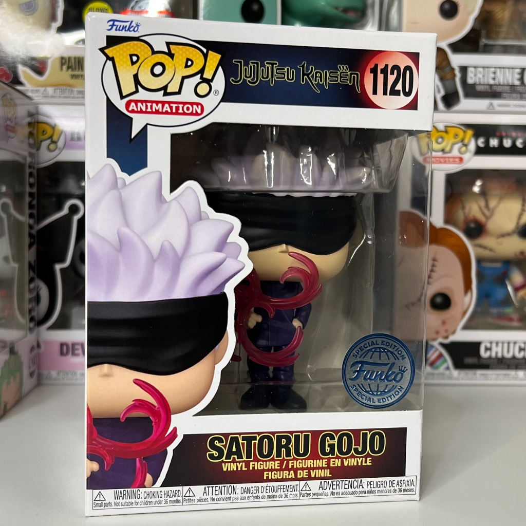 Funko POP! Satoru Gojo Exclusive (1120) - Jujutsu Kaisen | Shopee Brasil