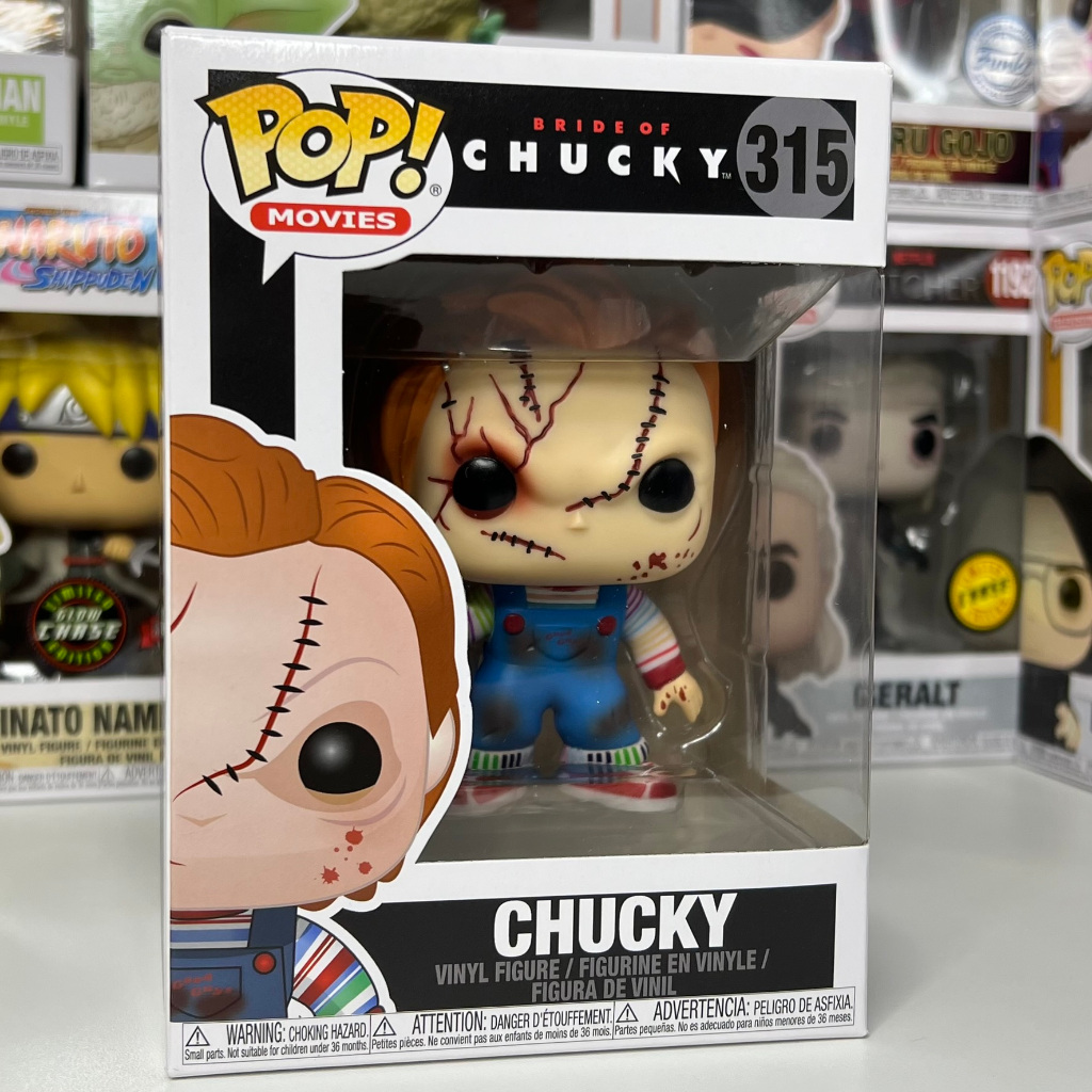 Funko POP! Chucky Scarred (315) - Bride of Chucky | Shopee Brasil