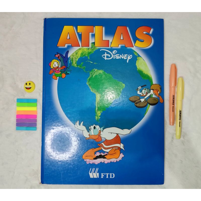 Atlas Disney - Editora FTD - Edição Grande de 1998 | Shopee Brasil