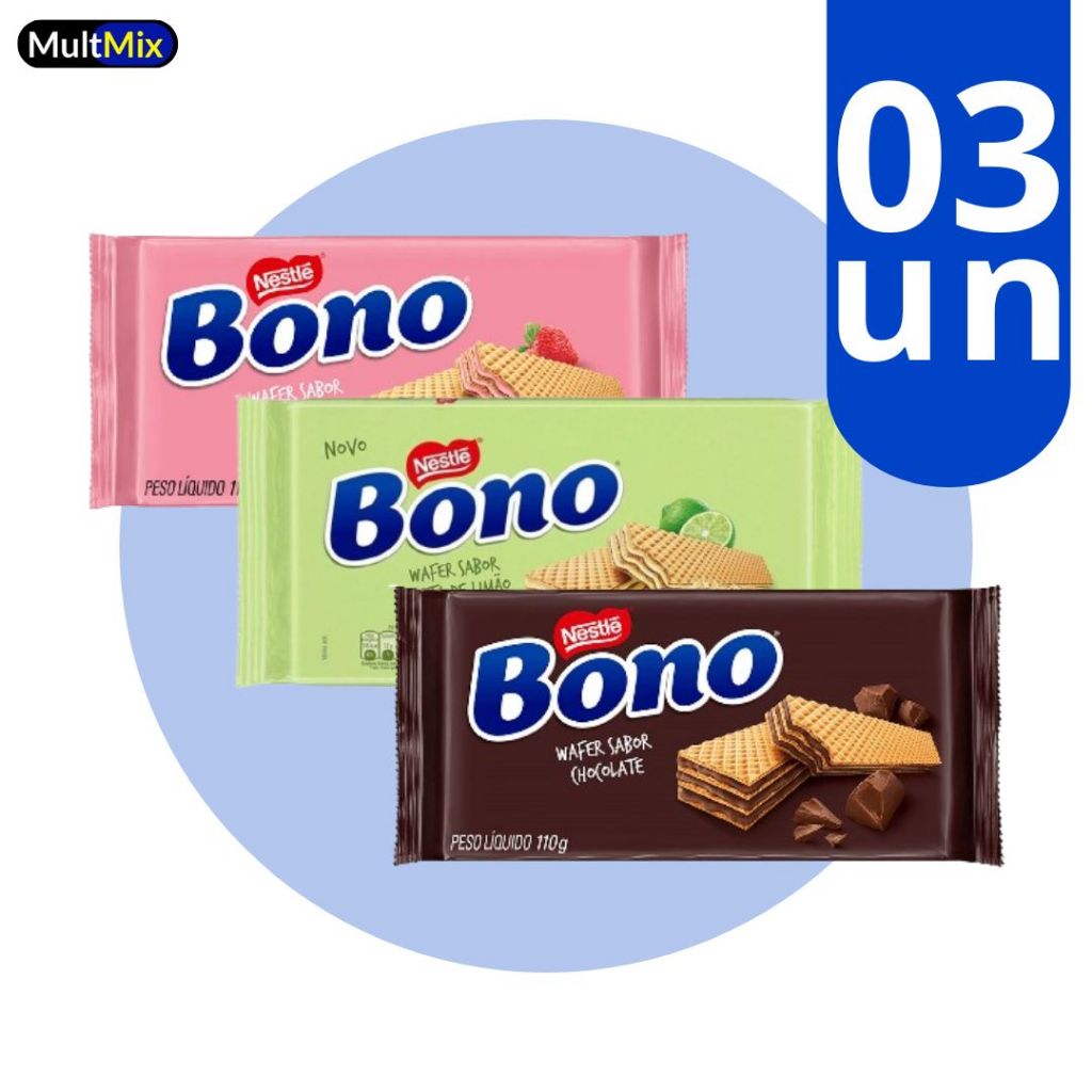 Kit Wafer Bono Nestlé - 110g | Shopee Brasil