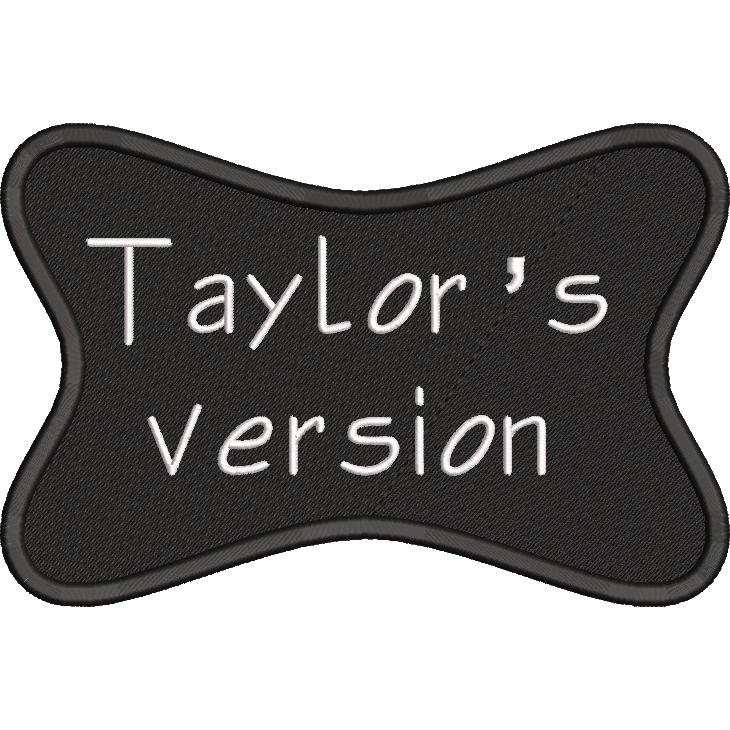 PATCH BORDADO TERMOCOLANTE - TAYLOR´S VERSION Taylor Swift | Shopee Brasil