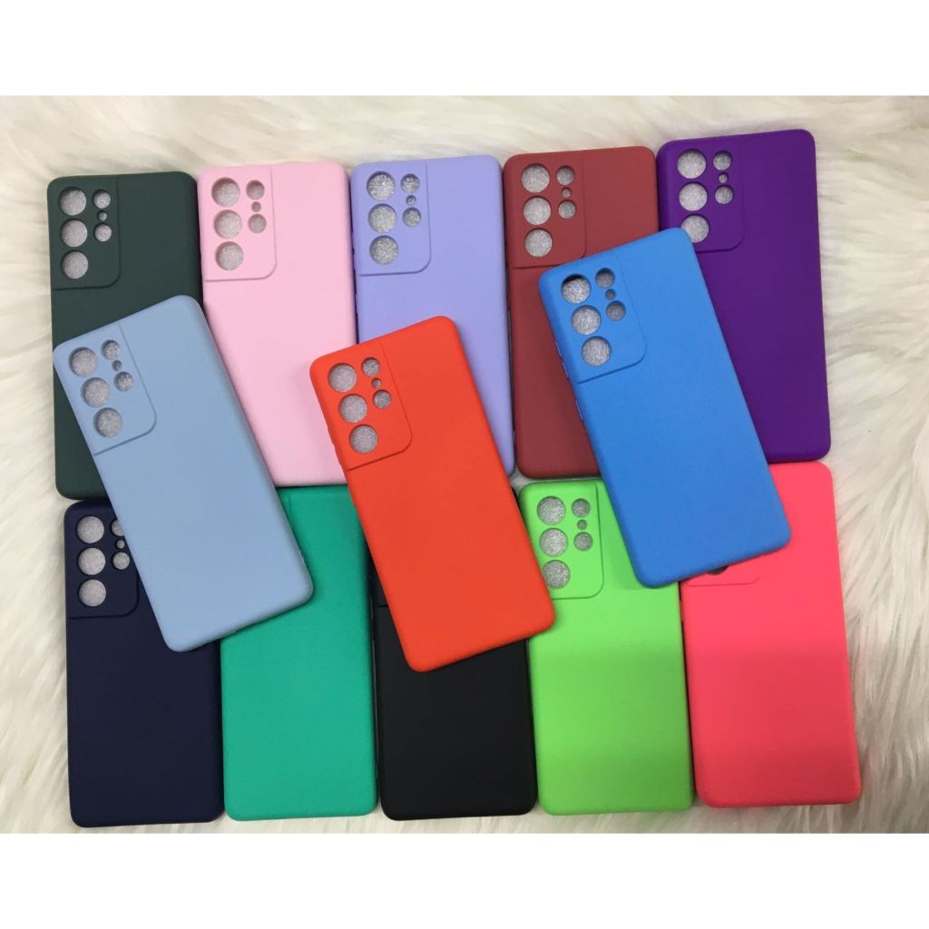 Capa Capinha - S21 ULTRA/S30 ULTRA - Samsung Silicone Aveludado Por ...