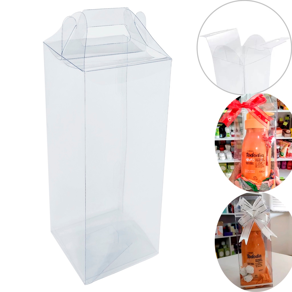 Caixa Acetato 21X5,5X8 12UN Transparente P Lembrancinha e Kits | Shopee ...