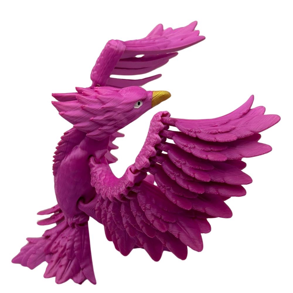 Brinquedo Fênix Articulada Águia Pássaro Fenix Falcão Harry Potter ...