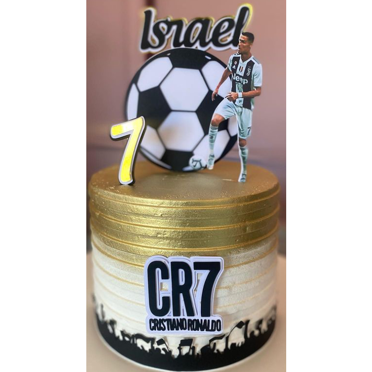 Topo de bolo personalizado Cr7 | Shopee Brasil