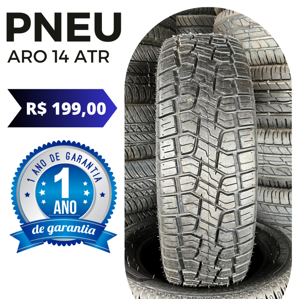 Pneu Aro 14 175-70-14 ATR Modelo Scorpions Primeira linha - PNEU STRADA | Shopee Brasil
