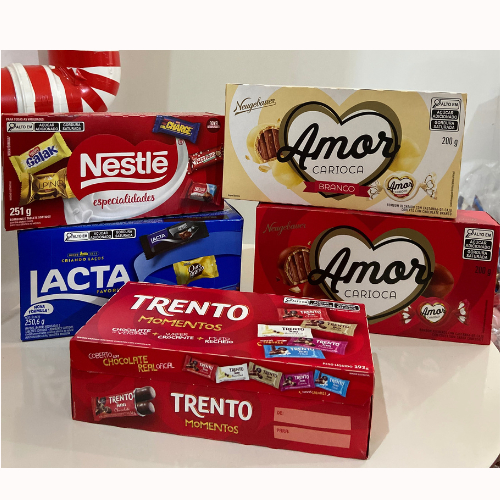 Caixa Bombom Lacta, Nestle, Trento, Amor Carioca... 190g / 251g | Shopee Brasil