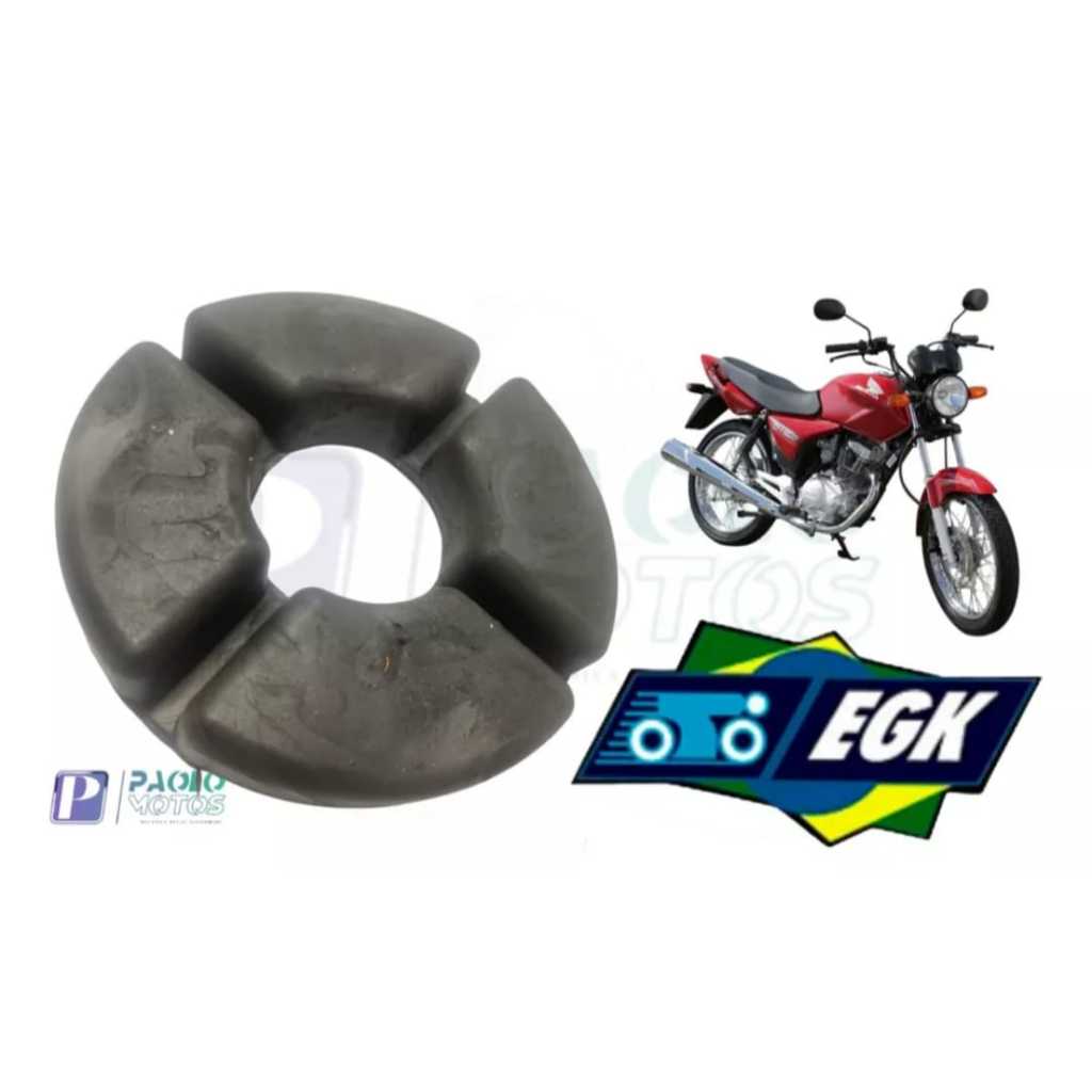 Coxim Coroa Acoplada Cg 150 Titan Fan Marca: EGK | Shopee Brasil