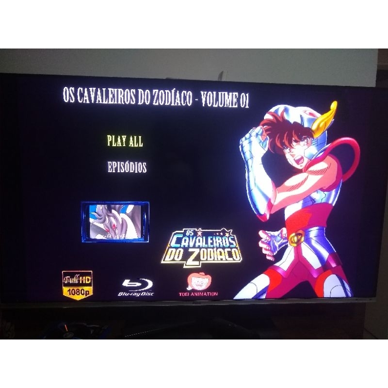 OS CAVALEIROS DO ZODÍACO SÉRIE COMPLETA EM BLU-RAY | Shopee Brasil