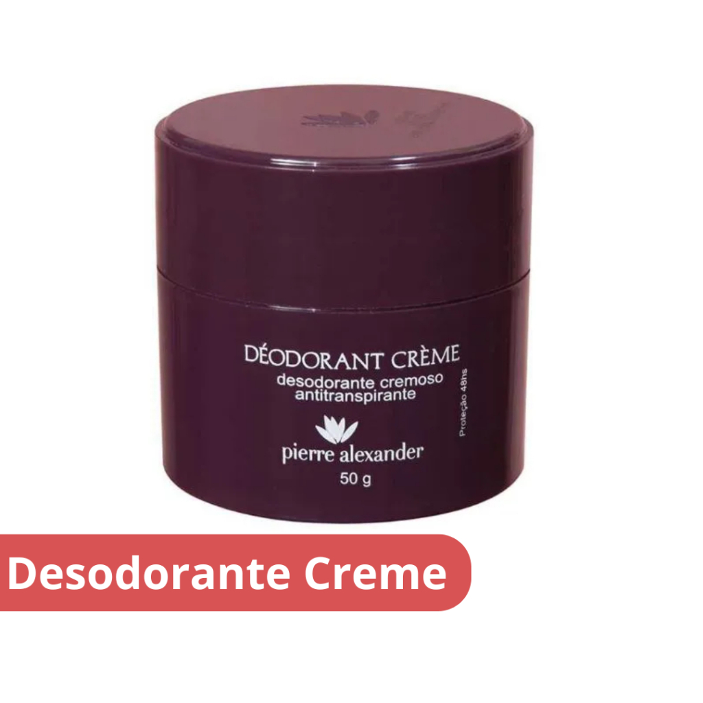 Desodorante em Creme Pierre Alexander 50g - Escolha seu tipo | Shopee ...