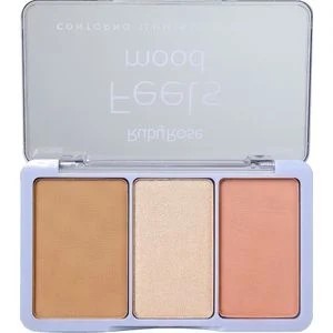 Paleta de Contorno, Iluminador, Blush Feels Mood Ruby Rose | Shopee Brasil