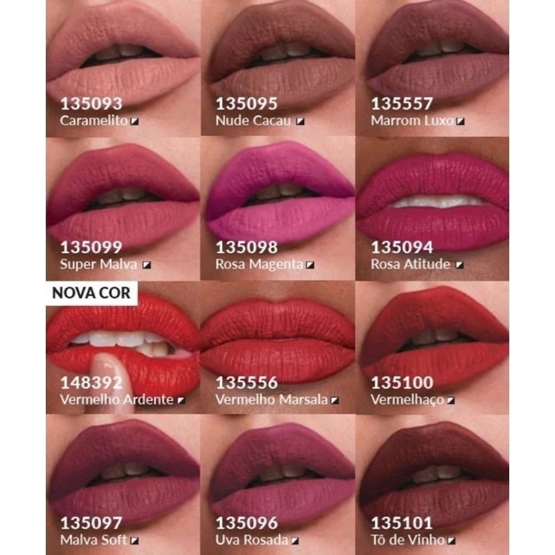 Batom Líquido Avon Power Stay 7ml ( Escolha a sua cor favorita ...