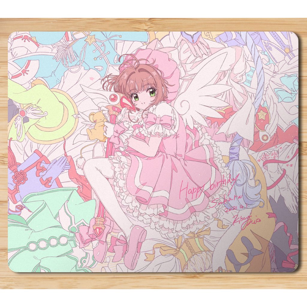 Mouse Pad Retangular Sakura Card Captor | Shopee Brasil