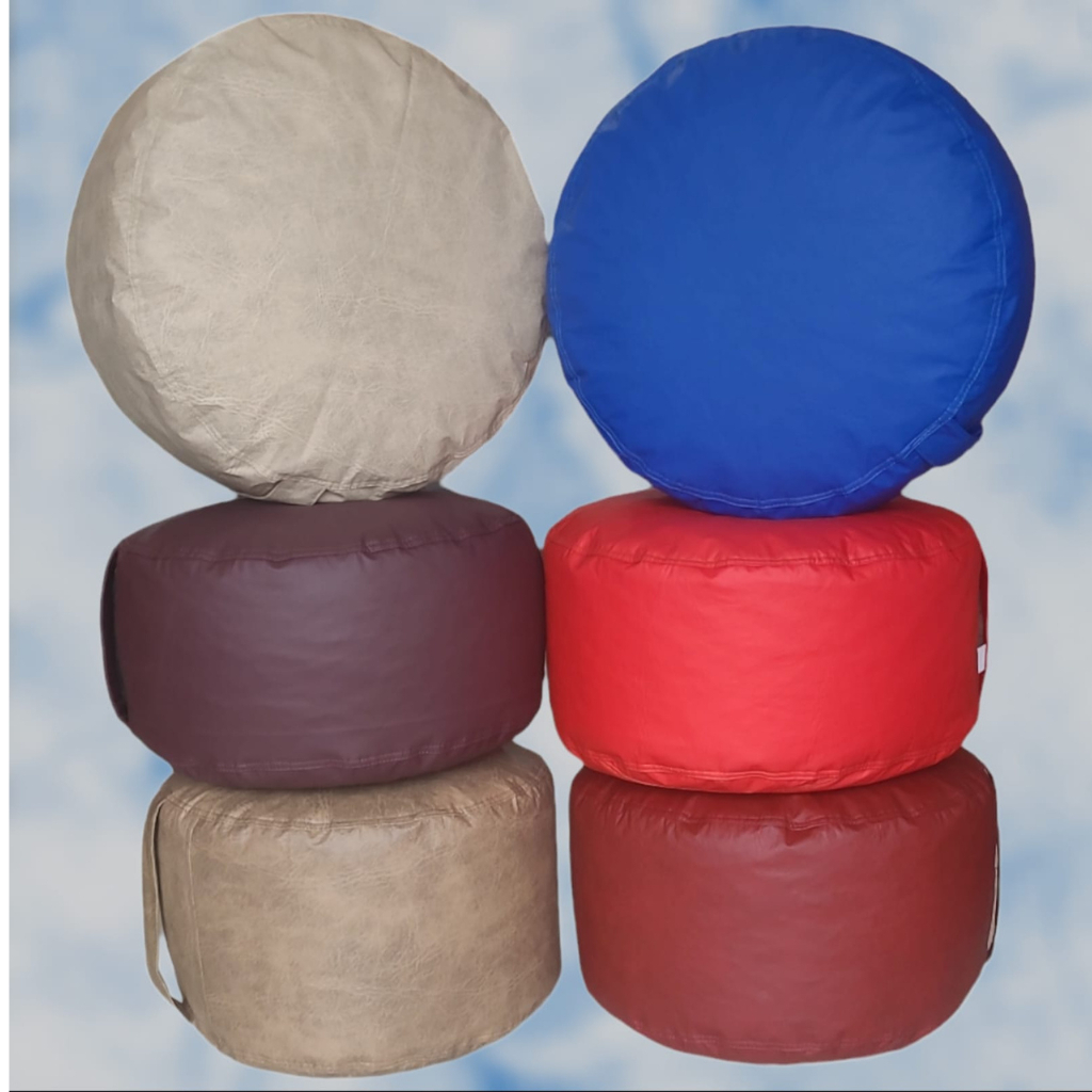 Pufe/Puff redondo modelo redondo altura 20cm x diâmetro 40cm VAZIO/sem ...