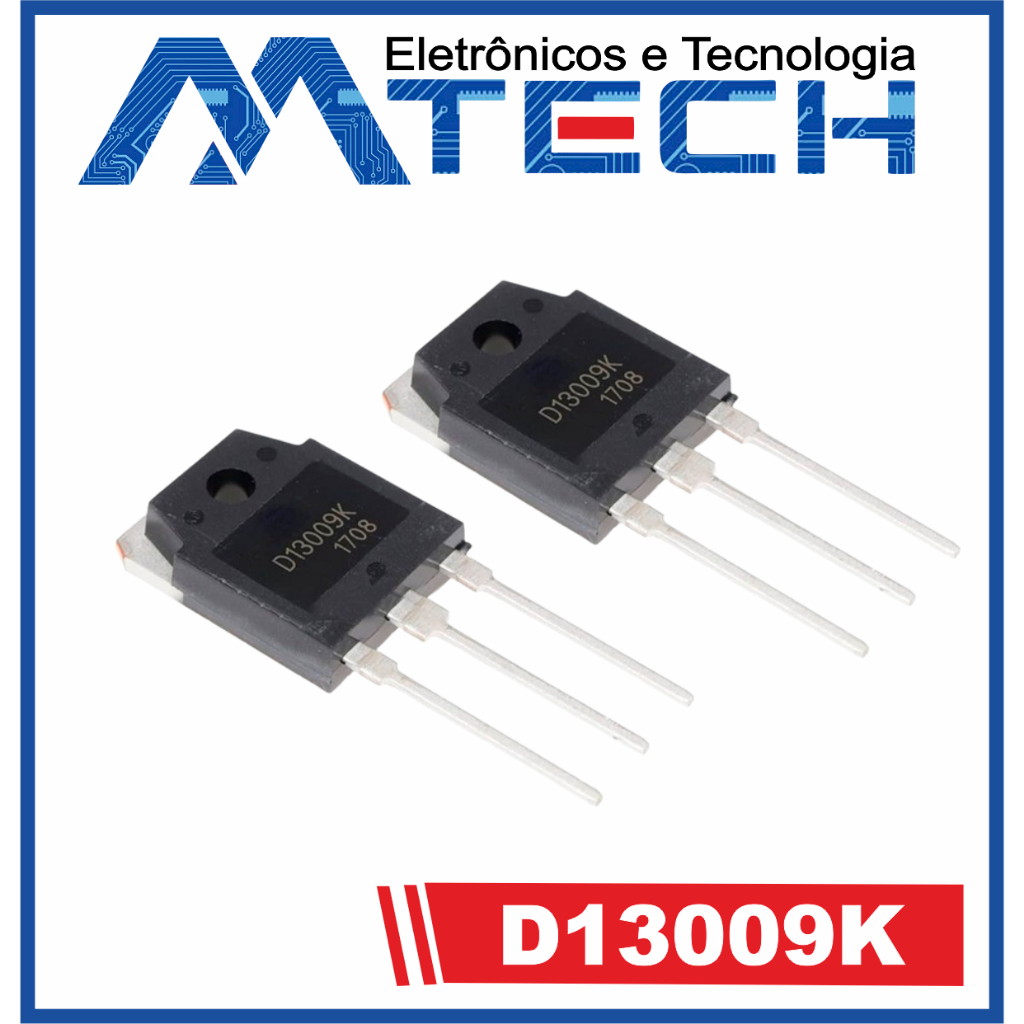 Transistor D13009K *NPN* 600V 12A-TO-3PB - Para Fonte Chaveada 50a (10 ...