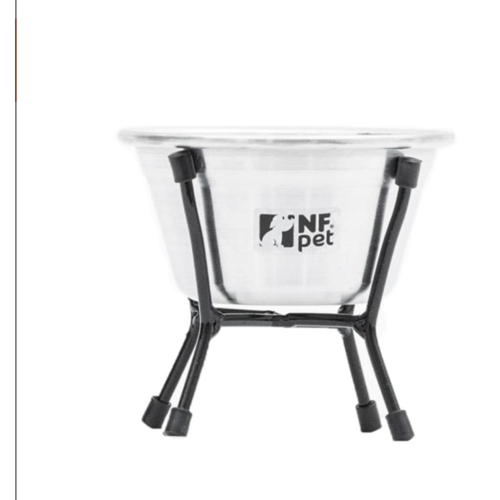 Comedouro Bebedouro Pet Cachorro Elevado Aramado Alumínio Ergonômico NF ...