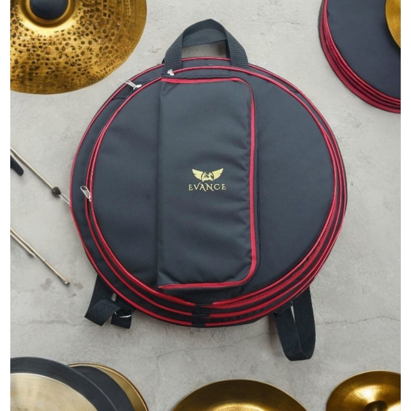 Capa Bag Conjunto de Pratos Bateria Até 22" c/ Porta Baquetas P Premium ...