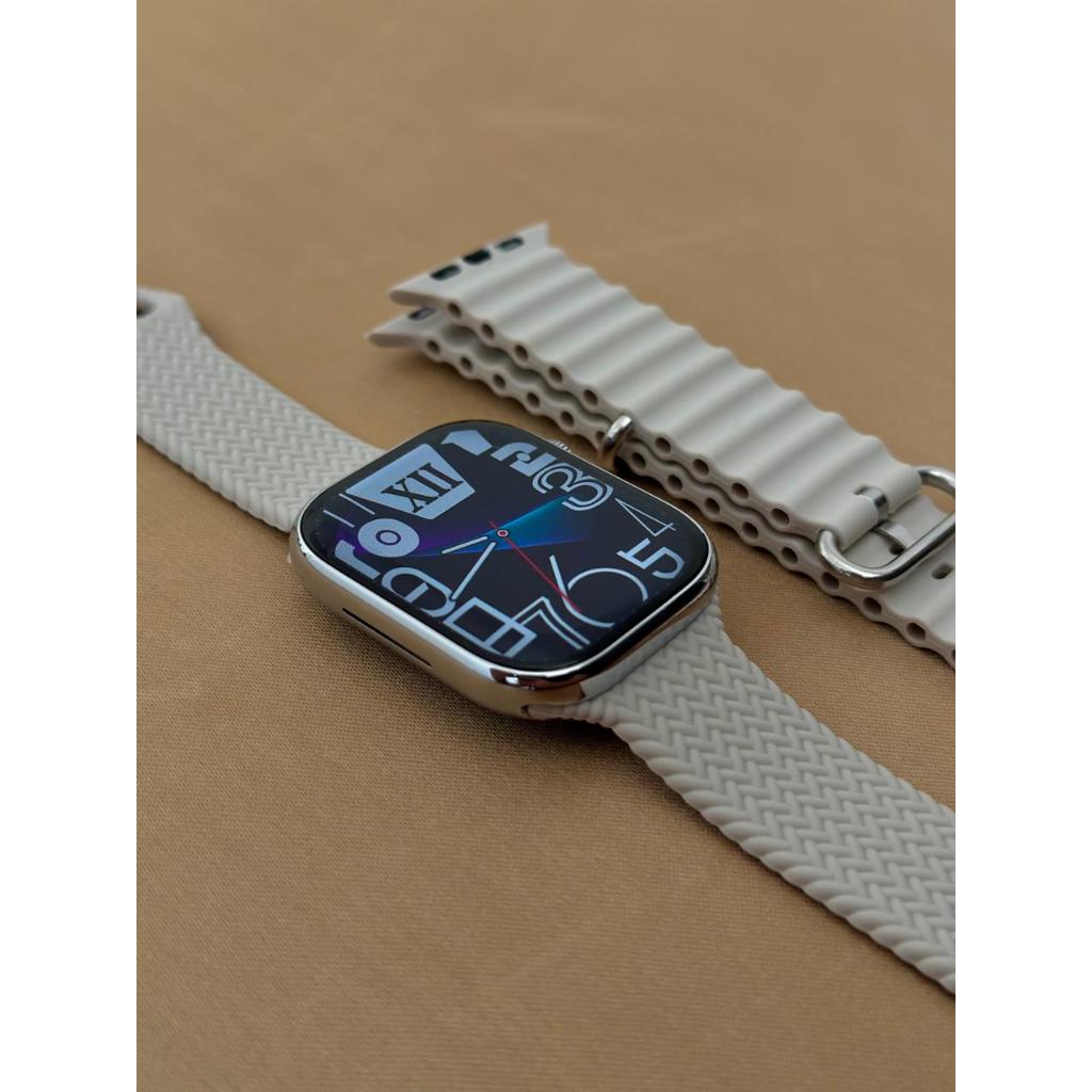 Relogio Smartwatch Zk S9max,tela Amoled E Cpu Dual Core 256m Bege ...