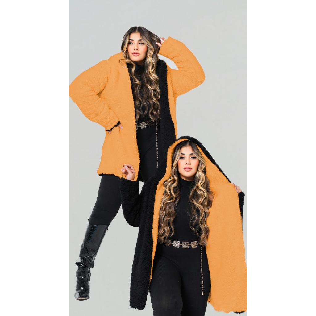 Casaco Teddy Plus Size Dupla Face | Shopee Brasil
