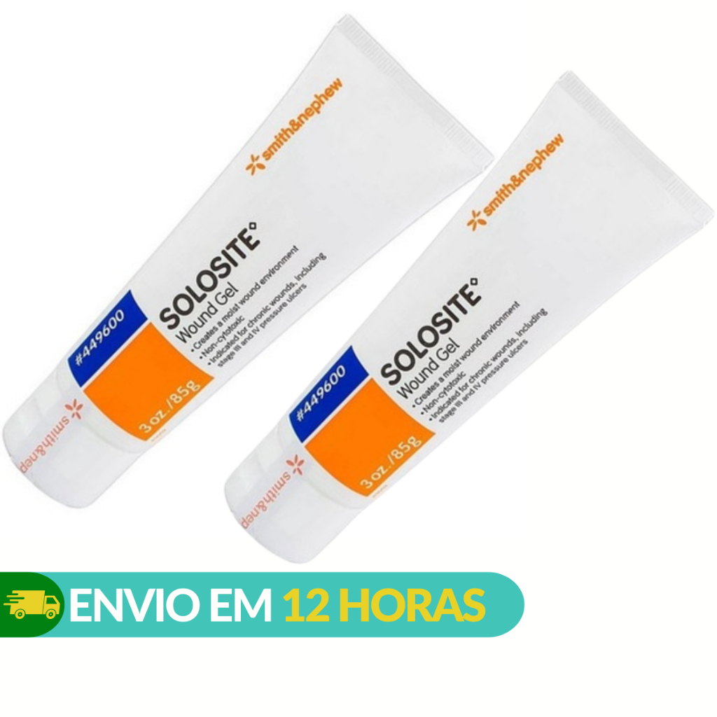 Pomada Curativo Solosite 85g Hidrogel Para Feridas E Queimaduras Smith ...