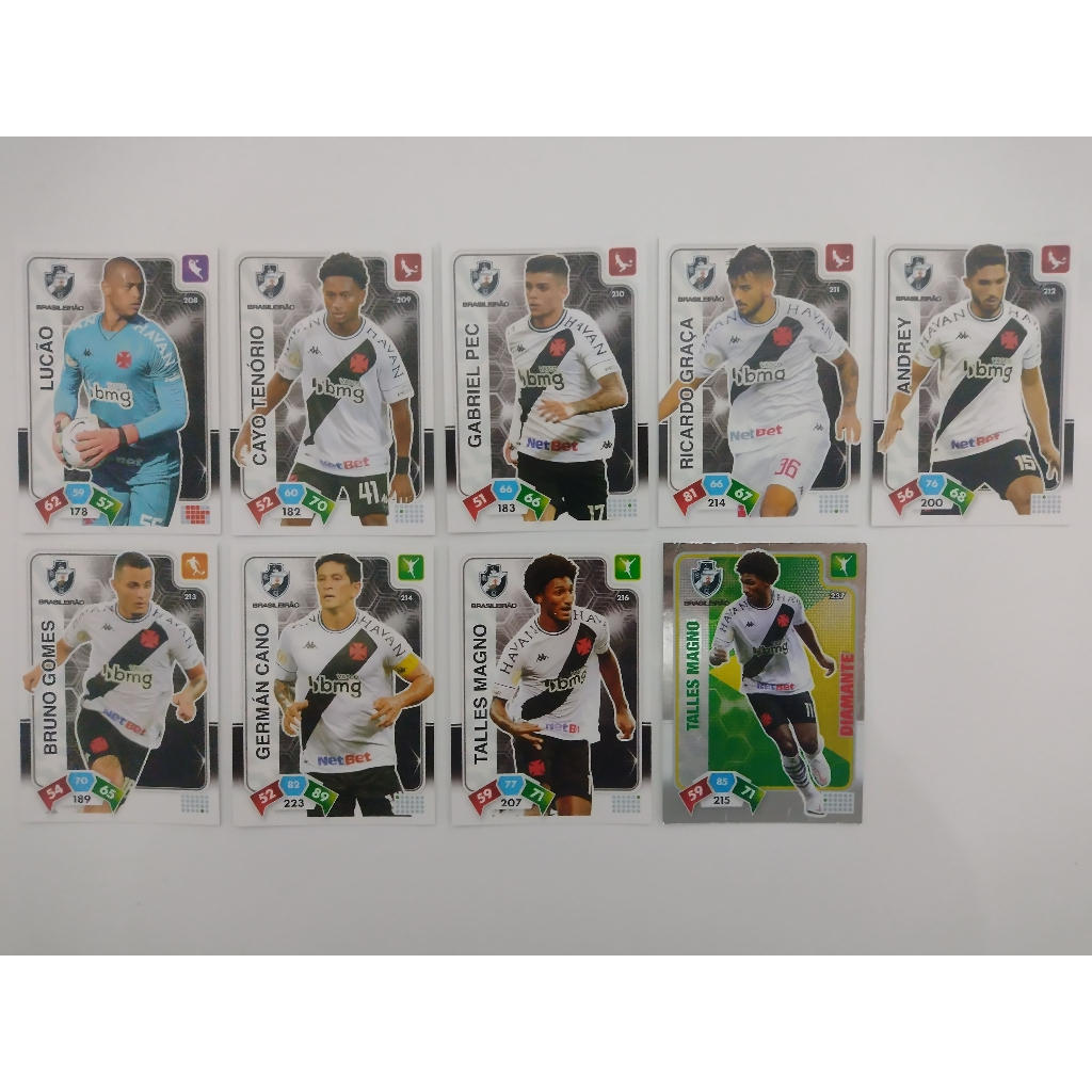 Cards Brasileirão 2020-21 - Vasco | Shopee Brasil