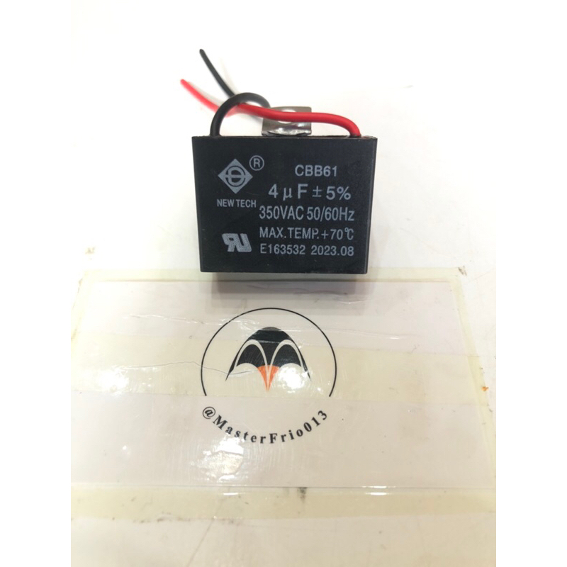 Capacitor Ventilador 4uf 350V Original | Shopee Brasil
