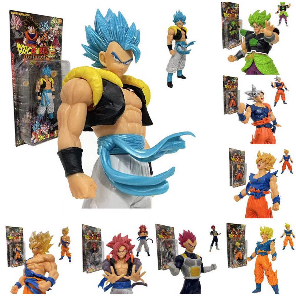 Bonecos Dragon Ball Z Goku Super Broly Sayajin Vegeta action figure 20 ...