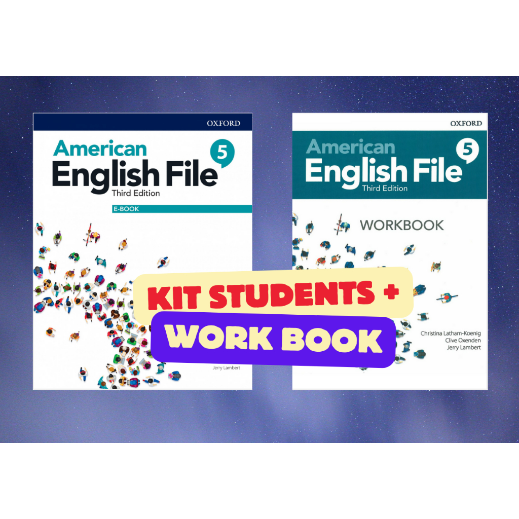 American English File Level 5 Third Edition | Shopee Brasil