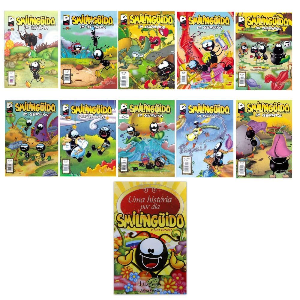 Kit: Smilinguido e Sua Turma - Em Quadrinho 30 vol + Smilinguido e Sua ...