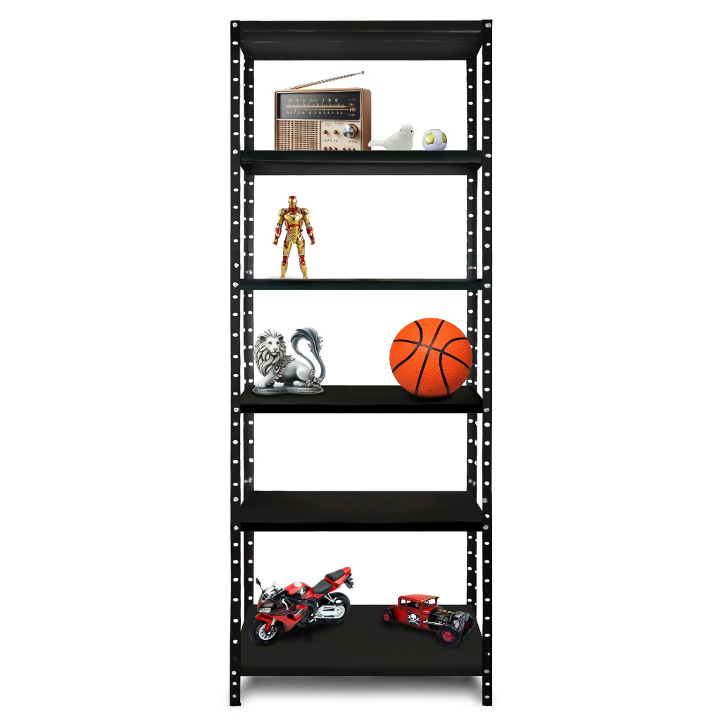Estante 5 Prateleiras Multiuso De Aço Livros Ferram Quarto Cozinha ...