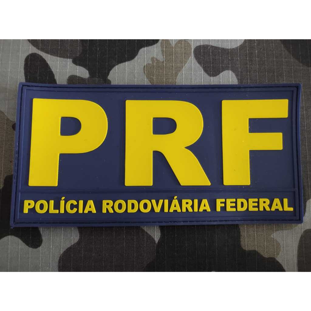 Patch Emborrachado PRF (costas) | Shopee Brasil