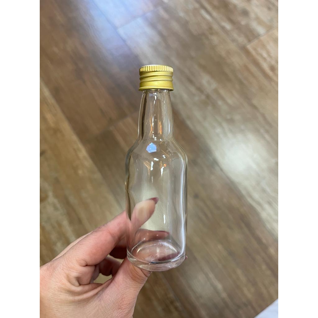 30 UN MINI GARRAFA DE VIDRO 50 ML COM TAMPA | Shopee Brasil