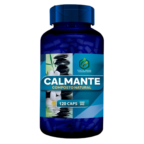 Composto Calmante 500MG 120 Capsulas Fonte Verde | Shopee Brasil