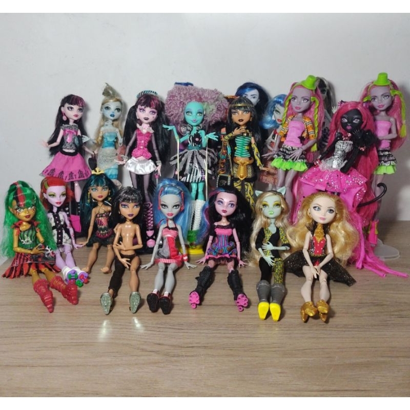 Coleção Bonecas Monster High Mattel Diversas Unidade - Ler Descrição ...