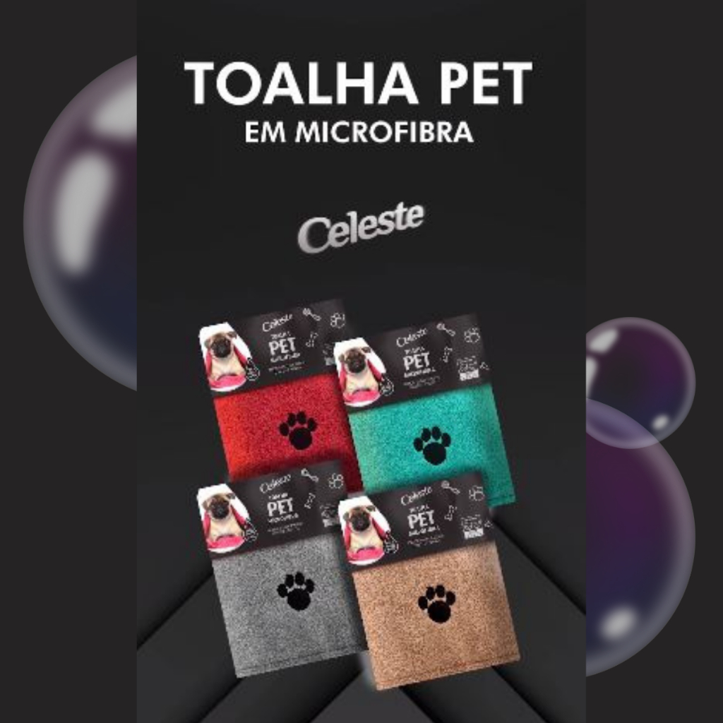 Toalha Pet para Banho Cães e Gatos Microfibra - TOAPT00PP | Shopee Brasil