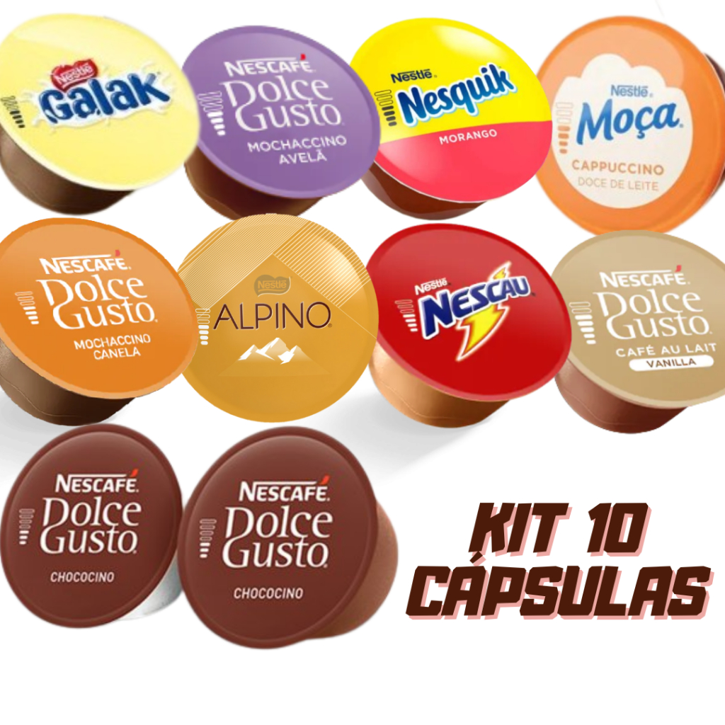 Kit de cápsulas Dolce Gusto Básico + Novidades - Galak + Nesquik ...