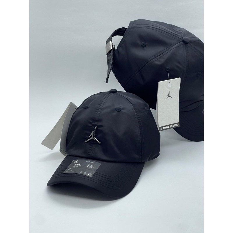 boné jordan esportivo básico aba curva unissex logo metálico strapback ...