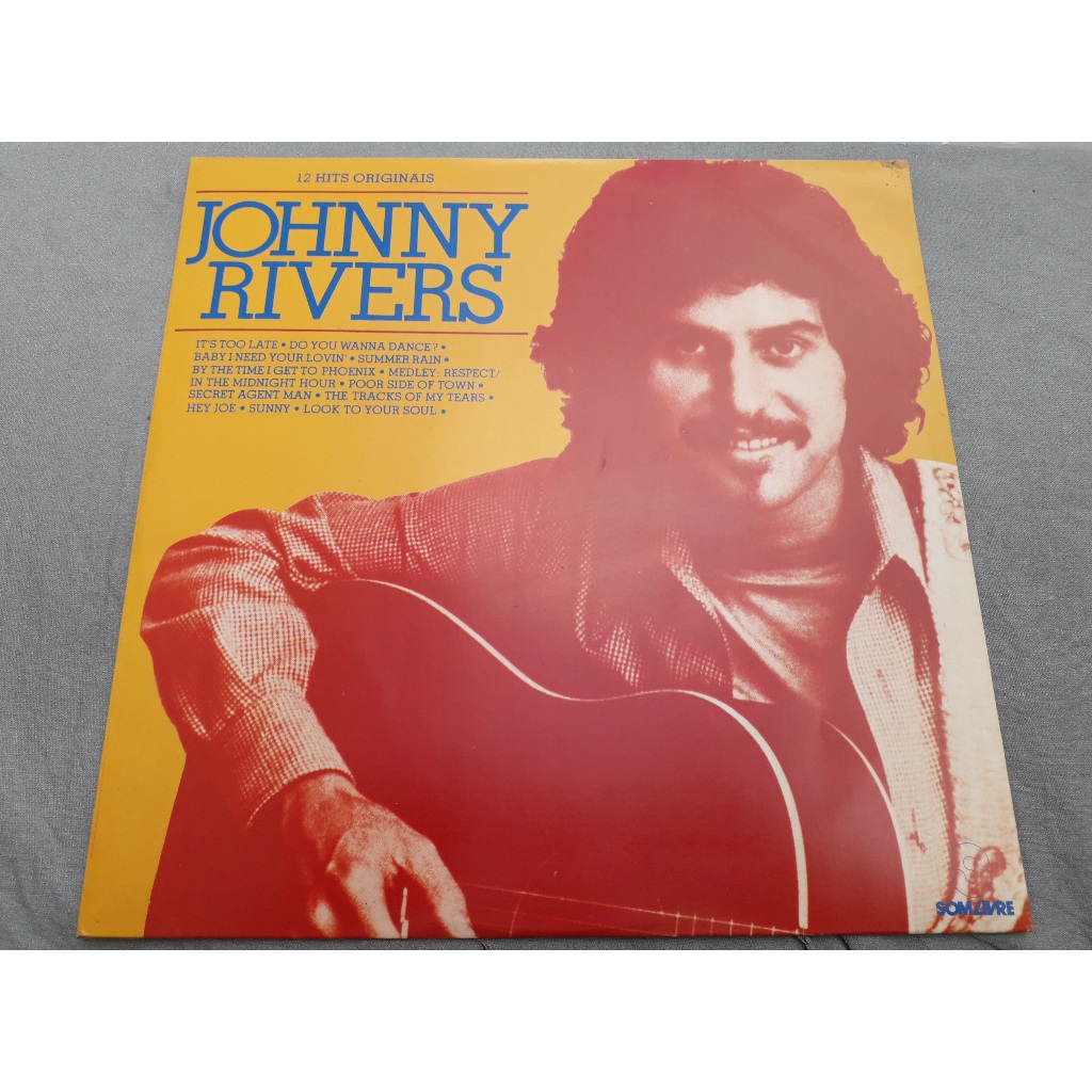 Lp Disco Vinil Johnny Rivers - 12 Hits Originais | Shopee Brasil
