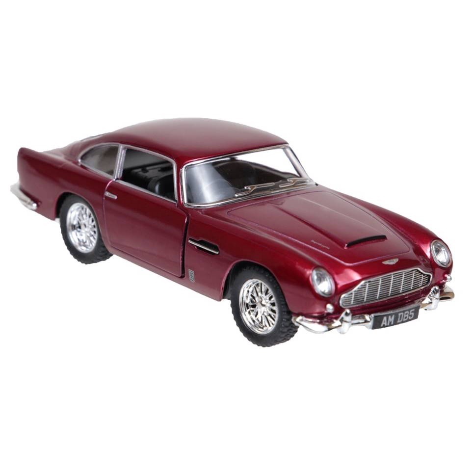 Miniatura Aston Martin DB5 1963 Kinsmart 1/38 Metal e Fricção Vinho ...