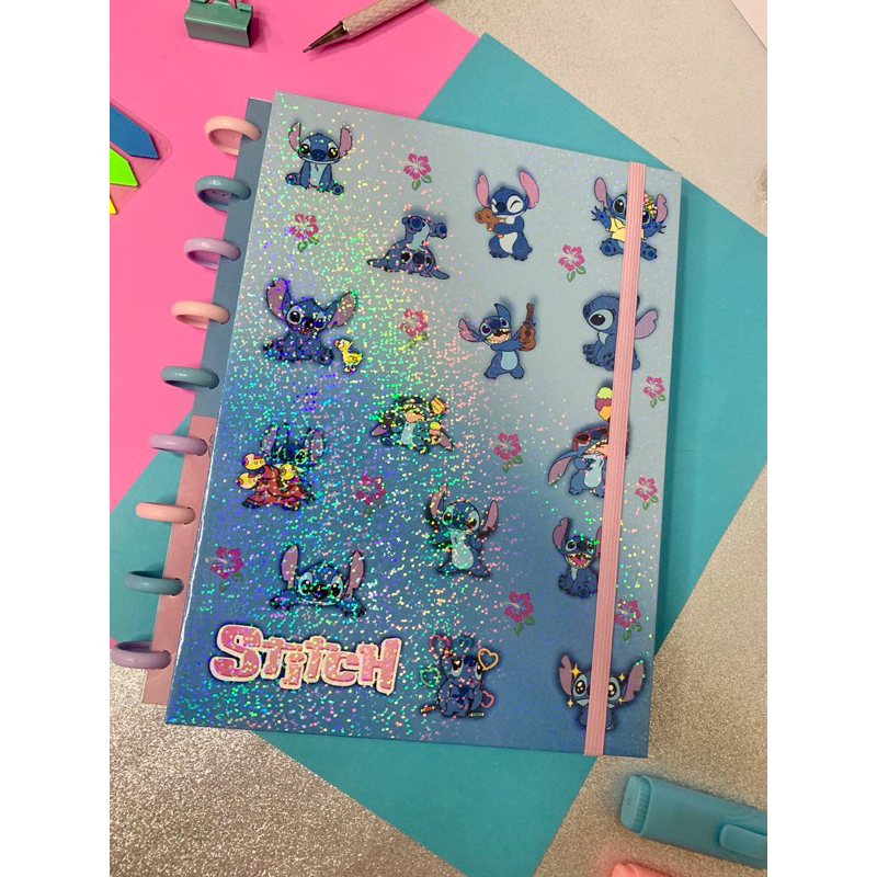 Caderno De Disco Stitch | Shopee Brasil