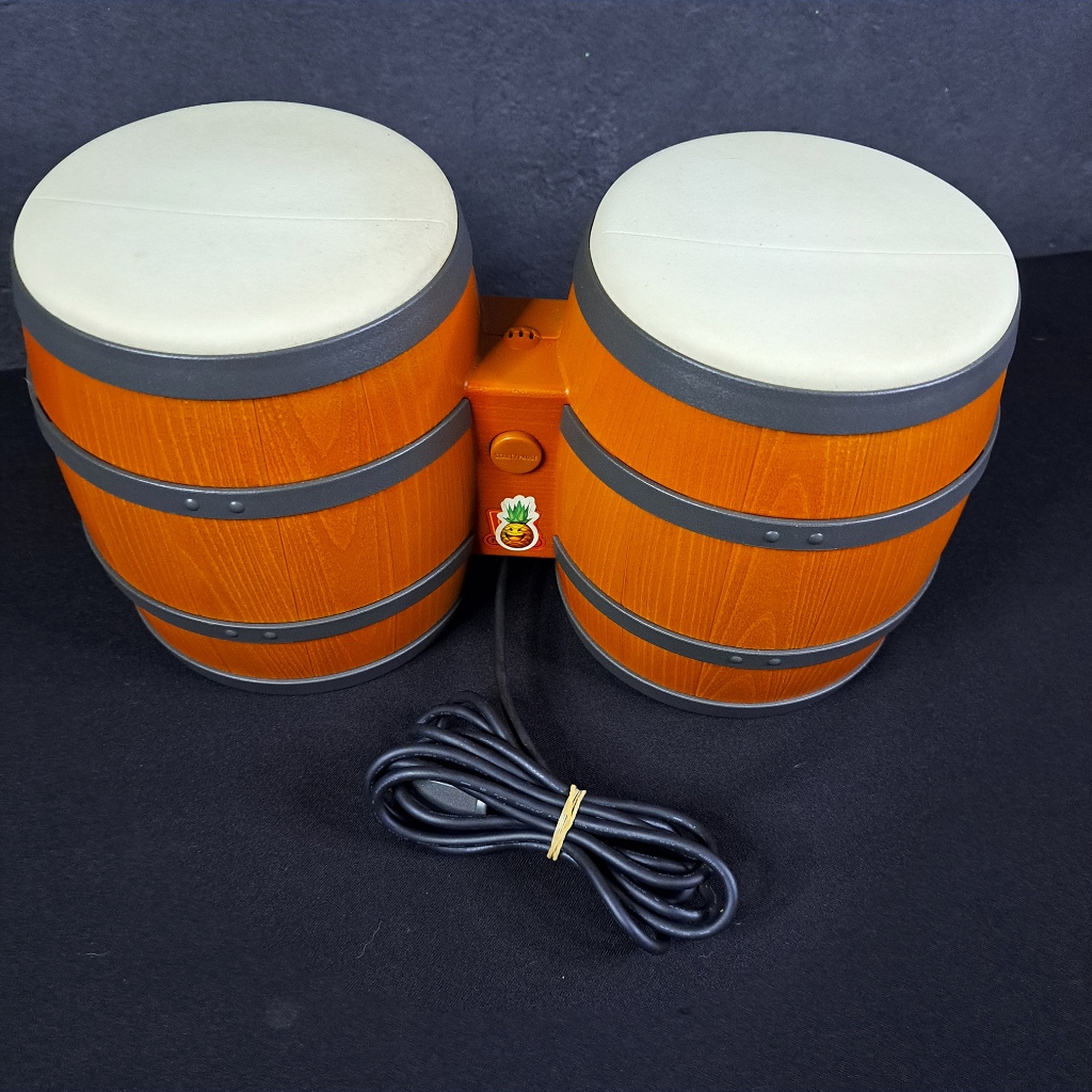 DK Bongo Tambores Donkey Kong Gamecube Nintendo. Donkey Konga Jungle Beat Controle Game Cube Percussao