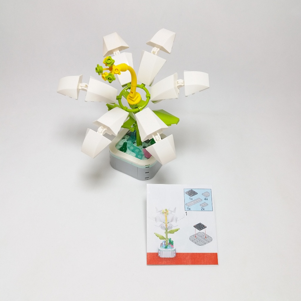 LEGO MOC 103 C3- FLOR LIRIO (PARALELO) | Shopee Brasil