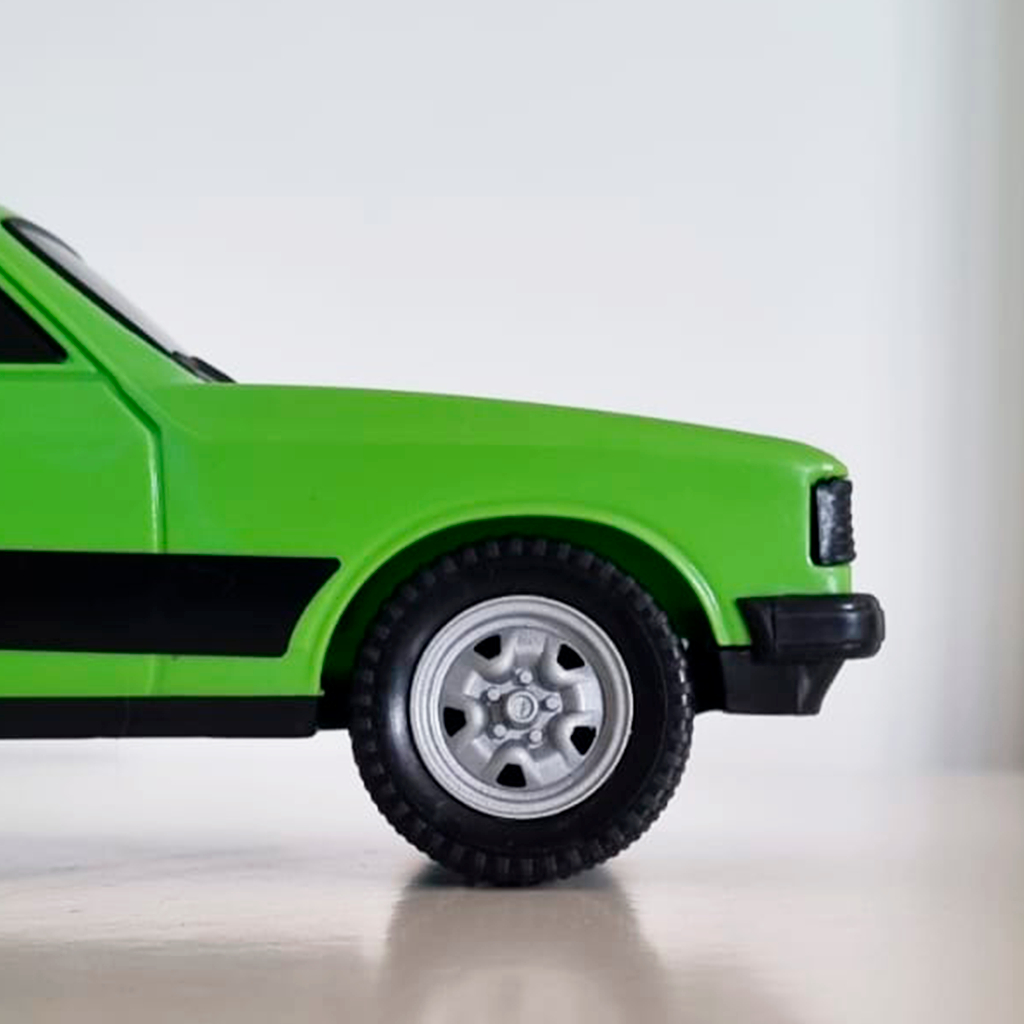 Jogo de rodas modelo "Repolho" p/ miniatura Opala e Caravan Diverplas ...