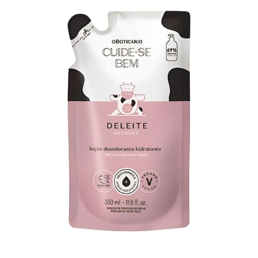 O Boticario Cuide-Se Bem Hidratante Deleite Refil 350Ml | Shopee Brasil
