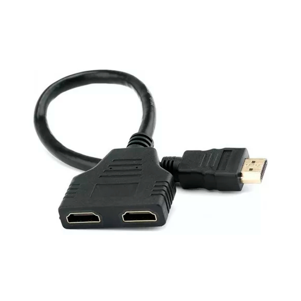 Cabo HDMI Divisor Splitter 1 Macho para 2 Fêmea ALTA QUALIDADE | Shopee ...