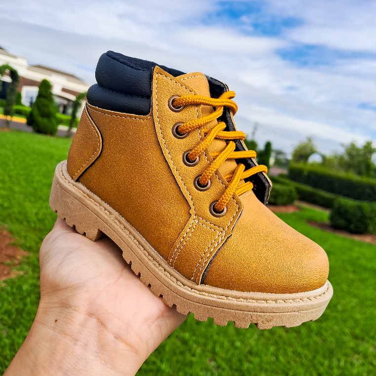 Coturno bota botinha infantil menino confortável ortobaby- BOTINHA ...